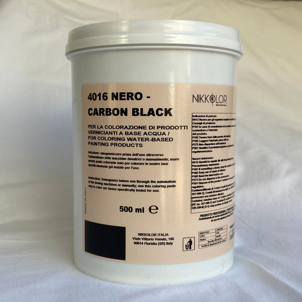 Nikkolor Nero Profondo Carbon Black Colouring Paste - Stucco Veneziano UK